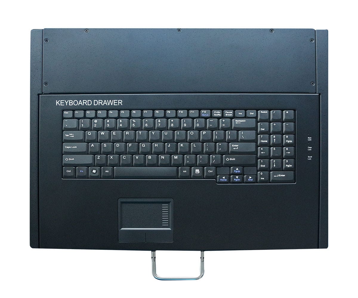 Rack drawer keyboard - K-TEK-1U-KB-TP-PL - Key Technology China Limited ...