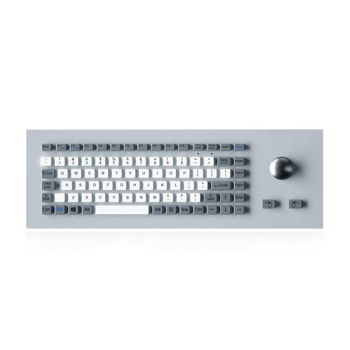 Panel-mount keyboard - K-TEK-M405-38-MTB-60-FN-DWP - Key Technology ...