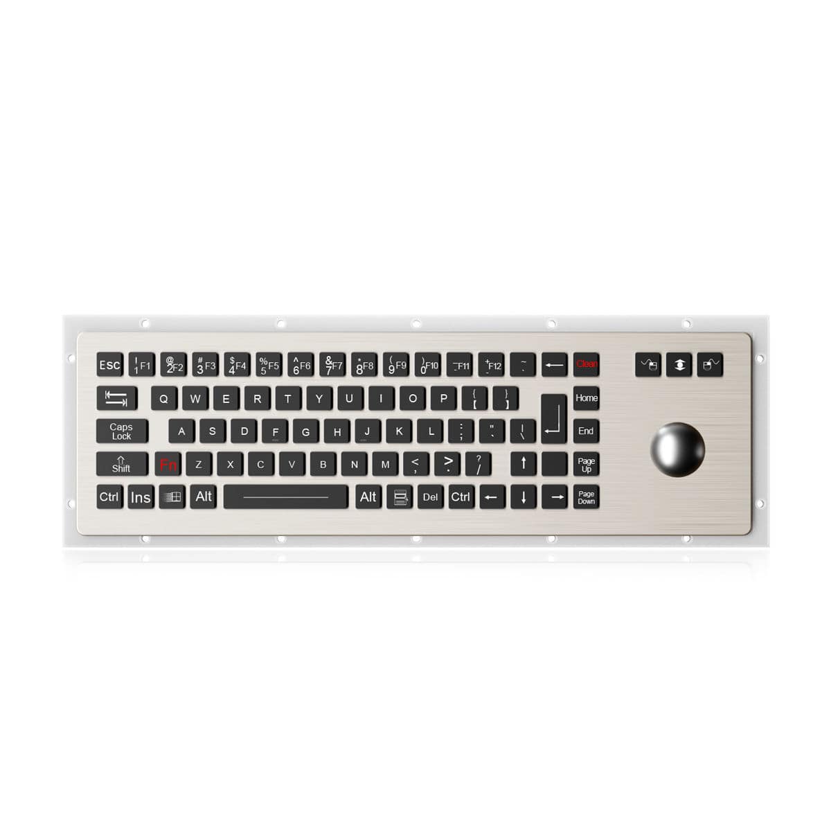 Panel-mount keyboard - K-TEK-M380-OTB-DWP - Key Technology China ...