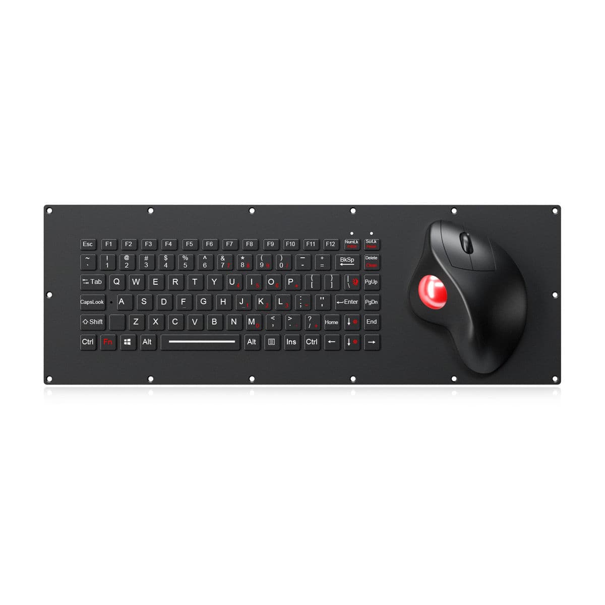 Panel-mount keyboard - K-TEK-M440-OTB-FN-BL-NV-151B-DWP-AL - Key ...