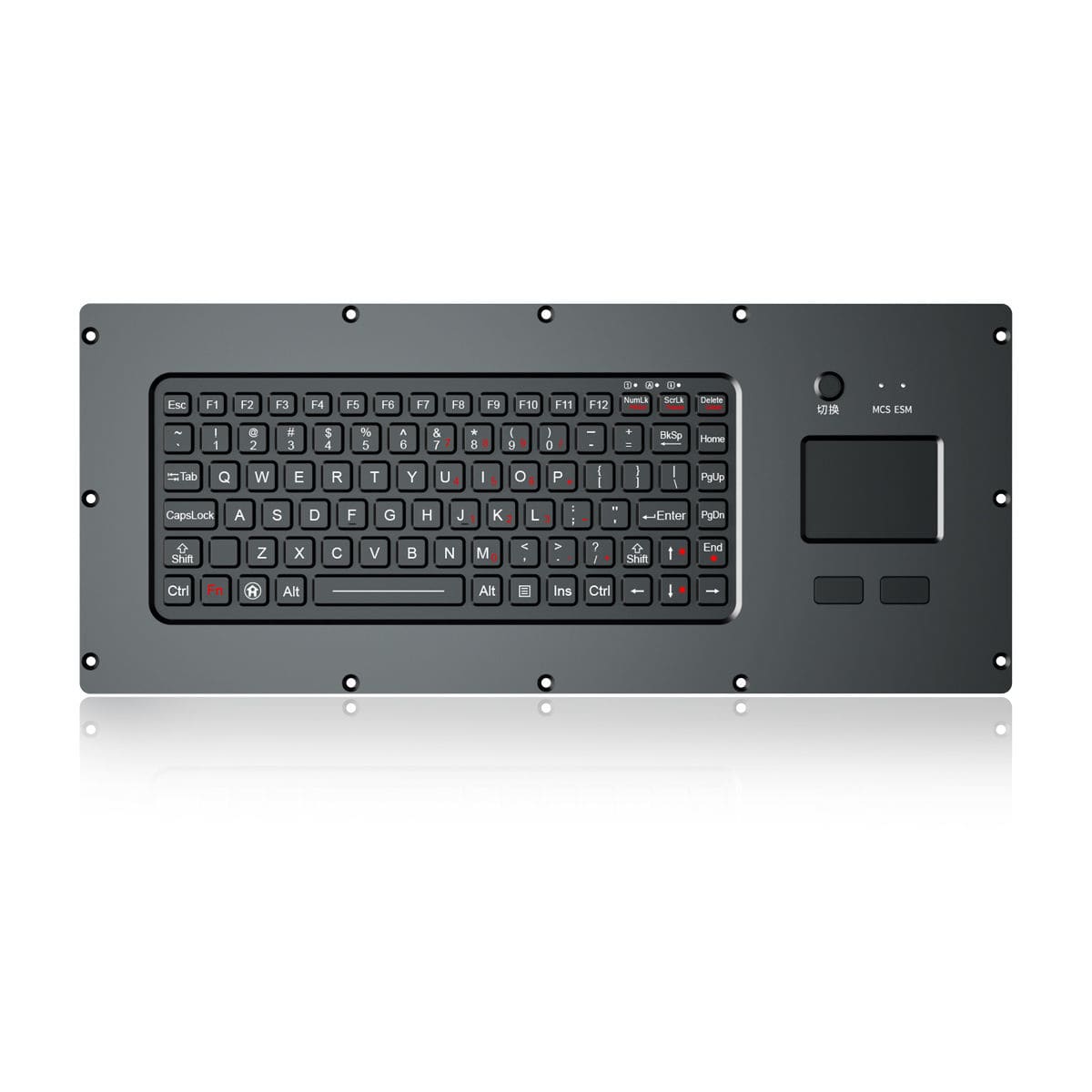 Panel-mount keyboard - K-TEK-M420TP-FN-BL-NV-151B-BT+KVM - Key ...