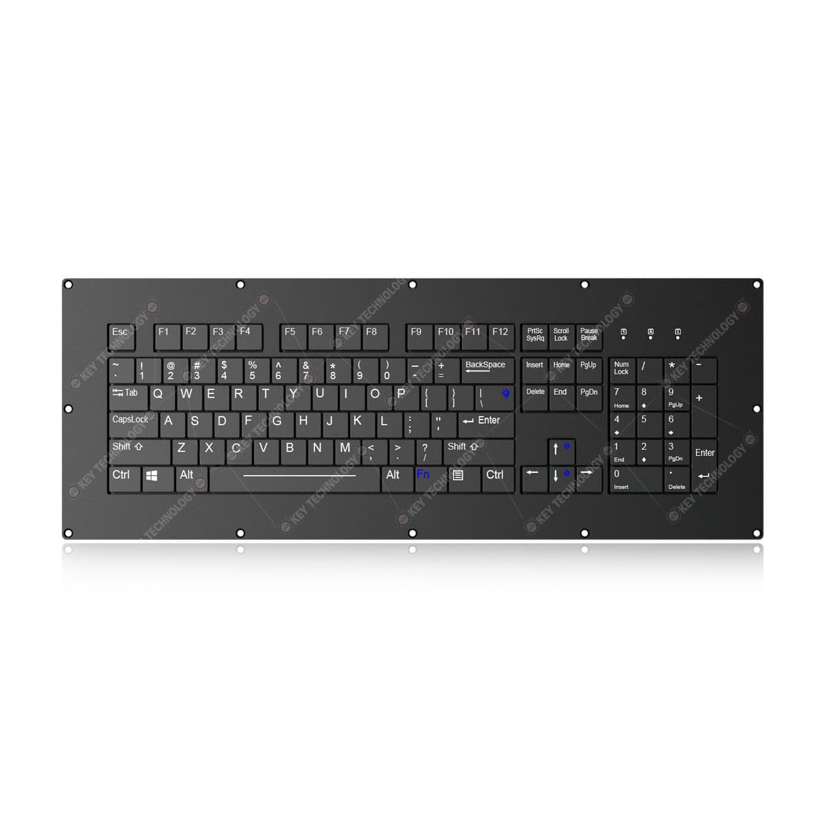 Panel-mount keyboard - K-TEK-V440KP-FN-BL-SC-PM - Key Technology China ...