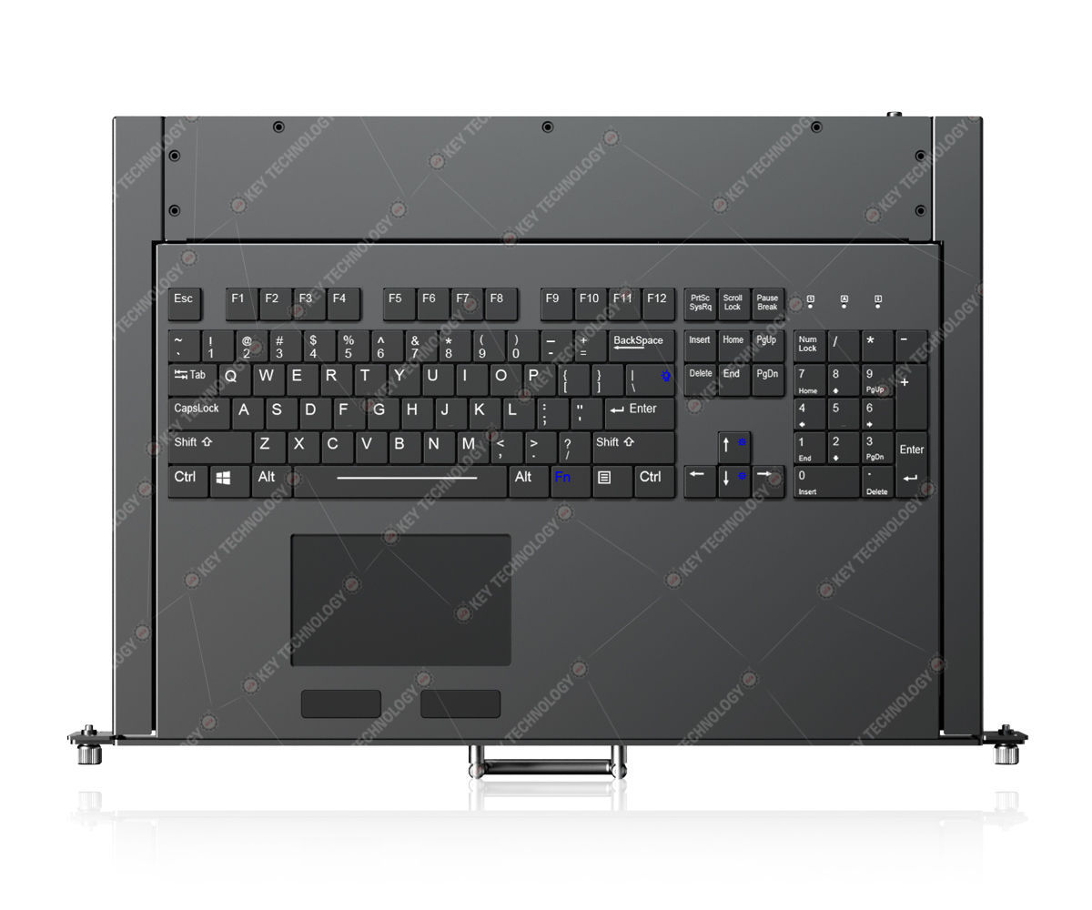 Panel-mount keyboard - K-TEK-V440TP-KP-FN-BL-SC-DR - Key Technology ...