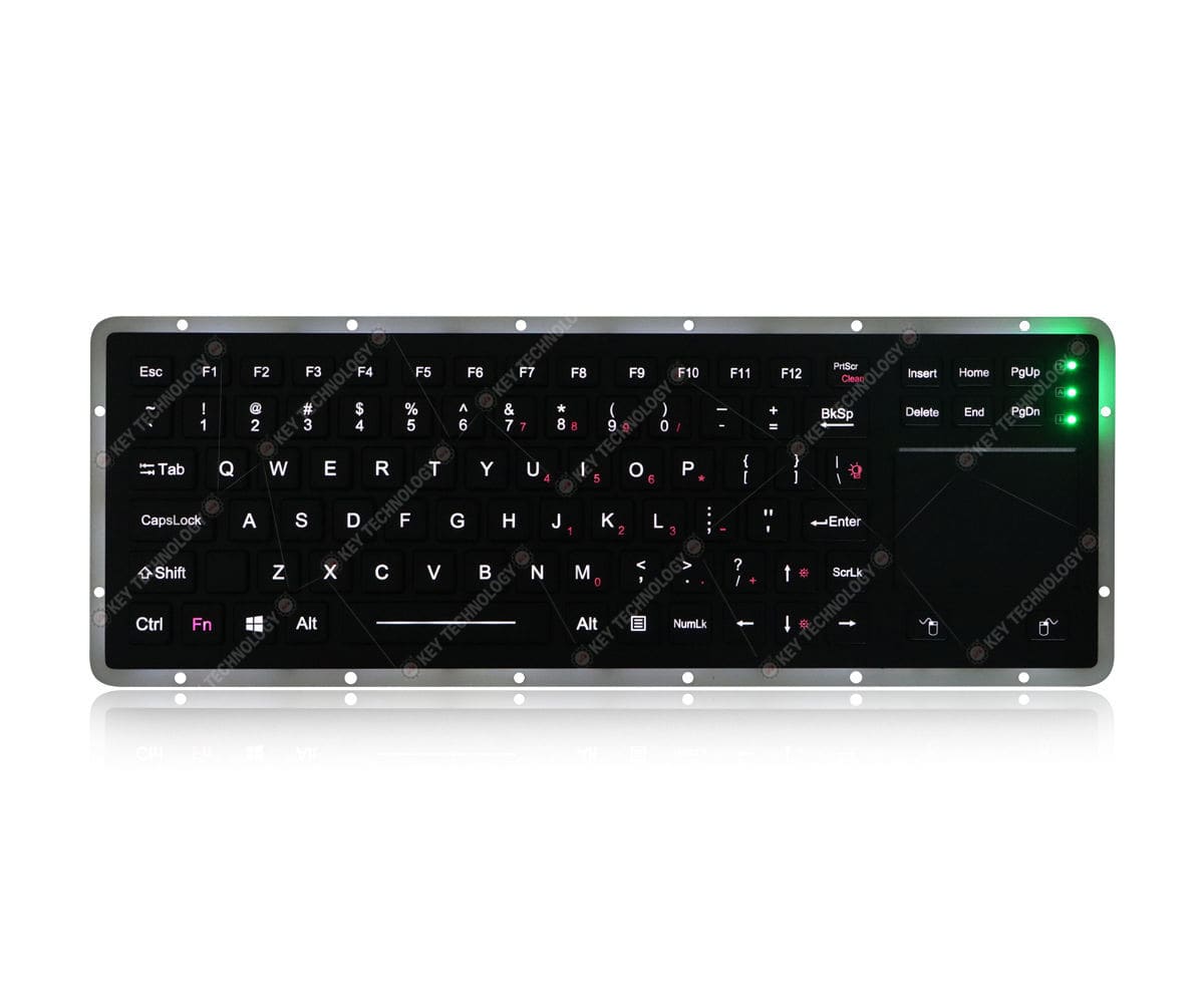 Panel-mount keyboard - K-TEK-M327TP-FN-BL-IT-ML-DWP - Key Technology ...