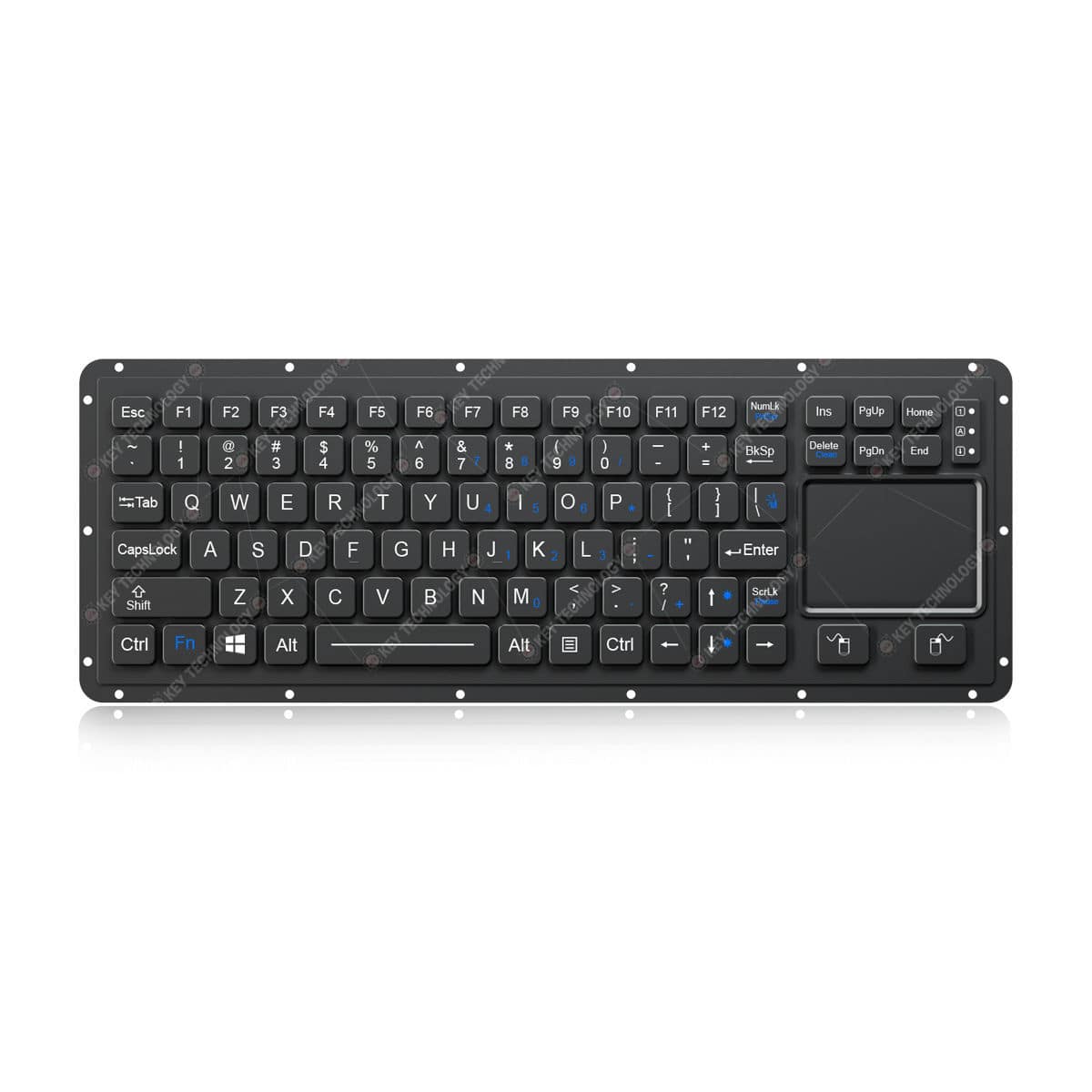 Panel-mount keyboard - K-TEK-M315TP-FN-BL-FC-KC-ML - Key Technology ...