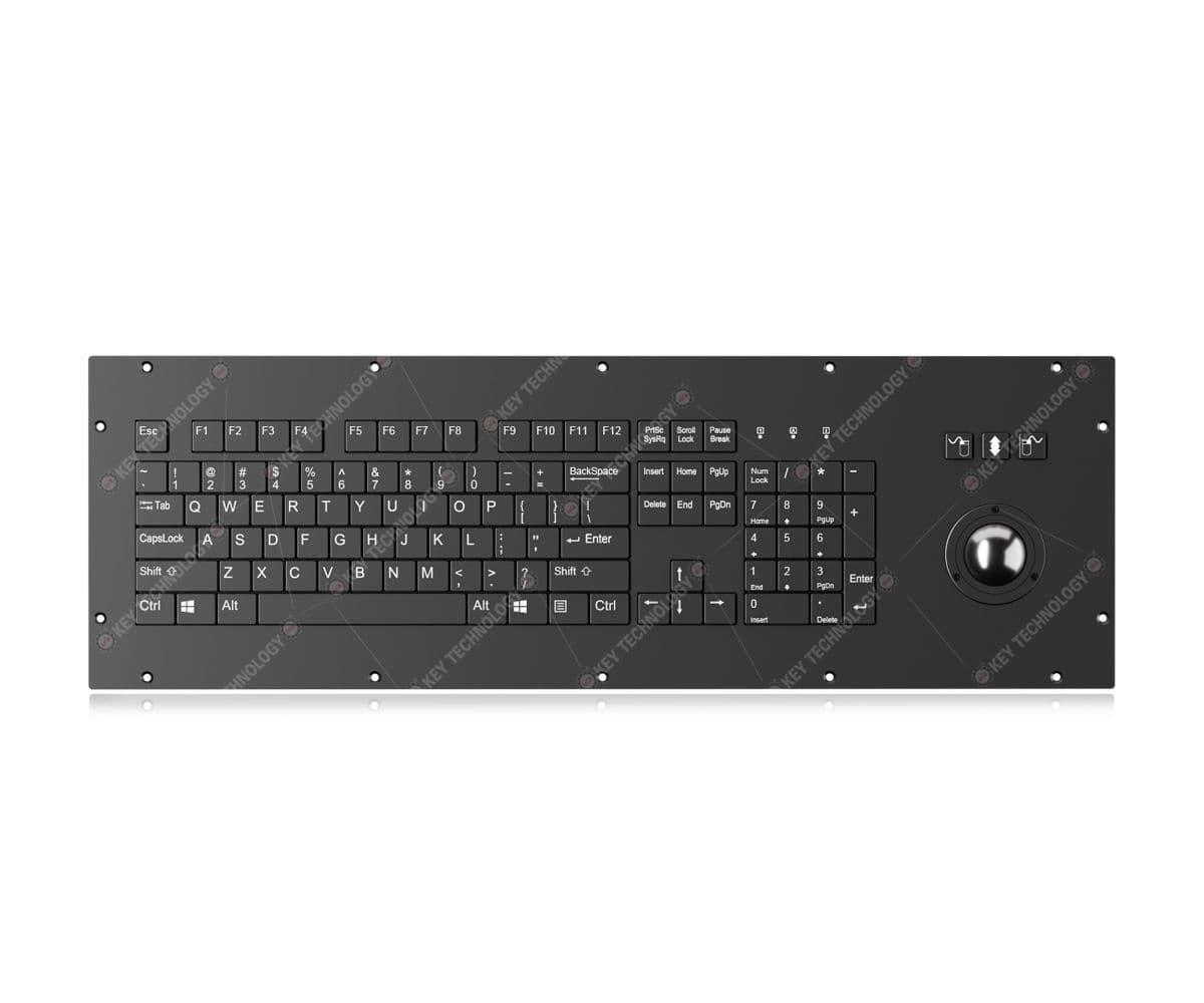 Panel-mount keyboard - K-TEK-V530-38-MTB-AVR-KP-FN-SC-BT - Key ...