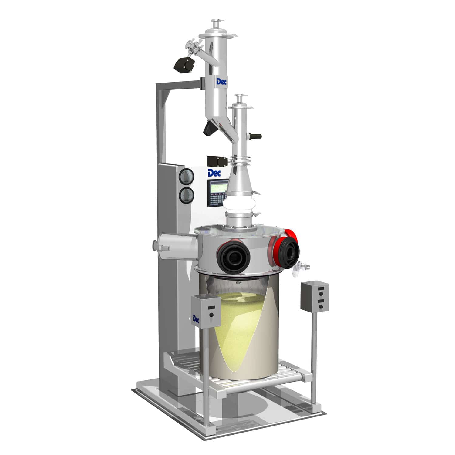 Emptying/ filling machine - Dec Group - semi-automatic / manual / drum