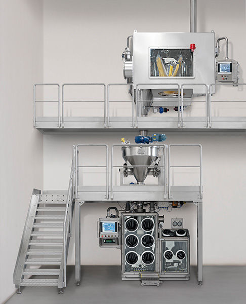 Powder dispensing system - Dec Group - weight / manual / automated
