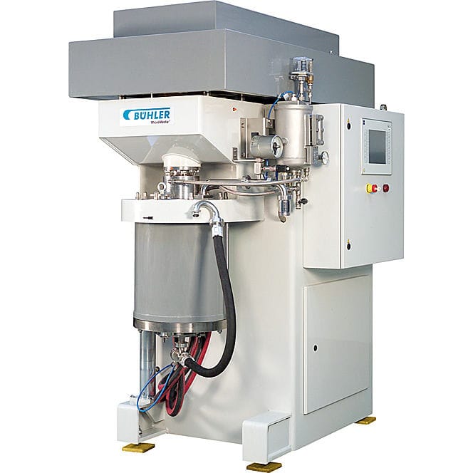 Rotor agitator mill - MicroMedia - Bühler Group - wet / ball / vertical