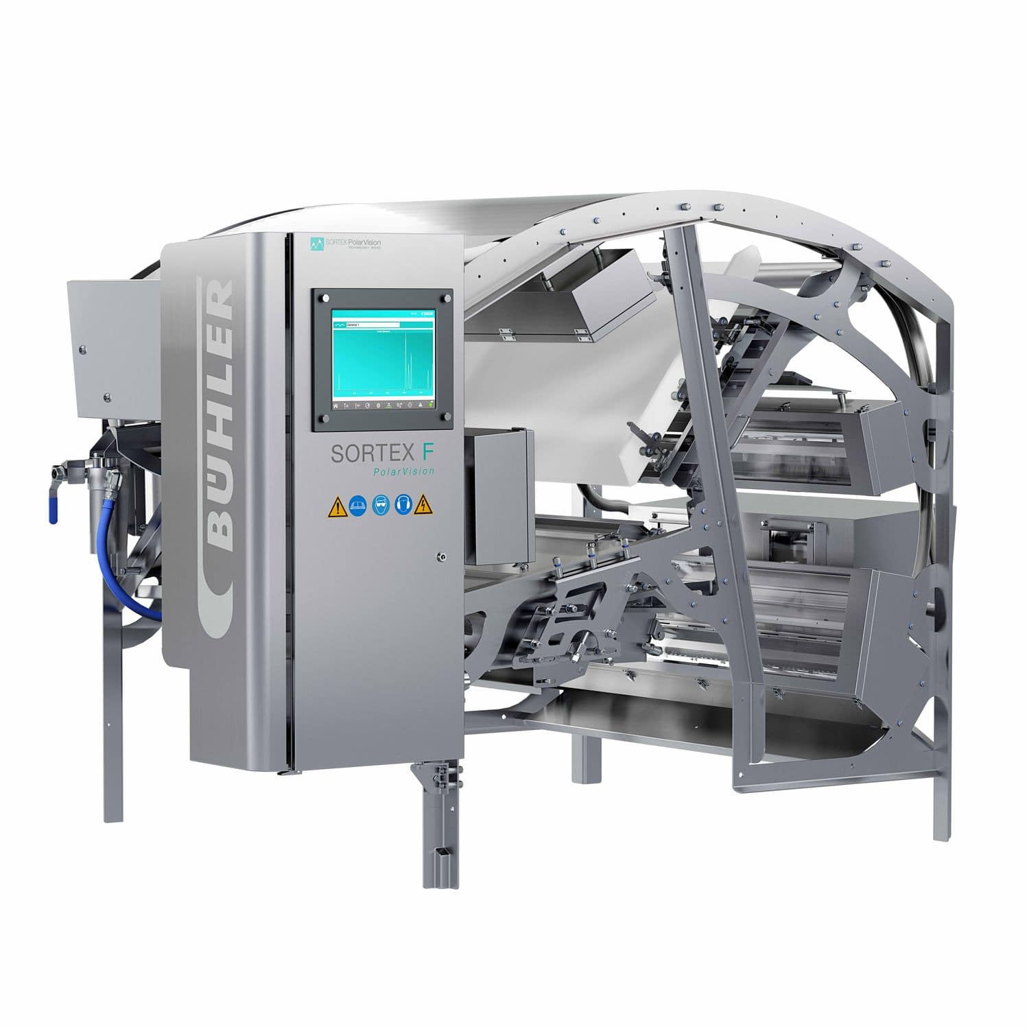 Sorter for the food industry - SORTEX F PolarVision - Bühler Group ...