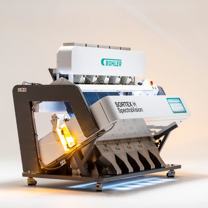 Sorter for the food industry - SORTEX H SpectraVision - Bühler Group ...