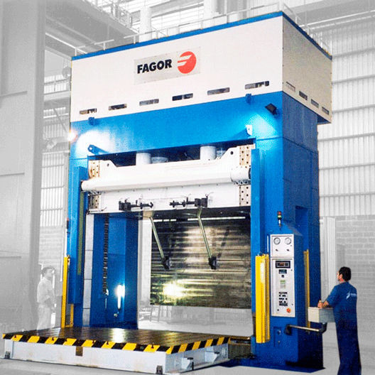 Hydraulic press - Fagor Arrasate S.Coop. - tryout / cutting / process