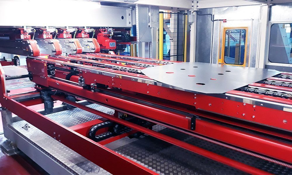 Stacking stacker - Fagor Arrasate S.Coop. - parts / belt / laser