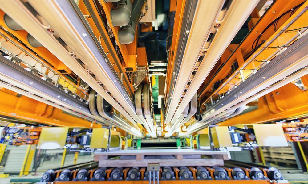 Stacking stacker - Fagor Arrasate S.Coop. - parts / vacuum / belt