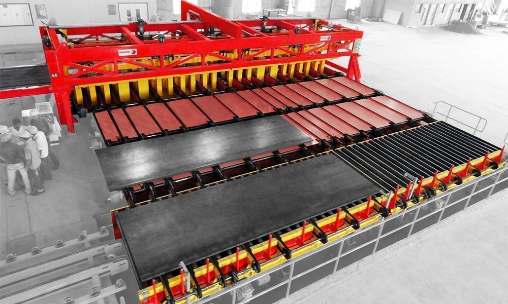 Horizontal stacker - Fagor Arrasate S.Coop. - stacking / blank / sheet