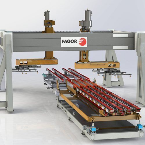 Stacking stacker - Fagor Arrasate S.Coop. - transport / positioning / parts