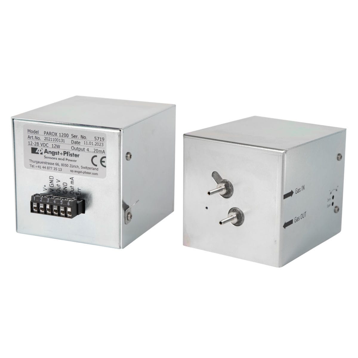Paramagnetic oxygen sensor O2 - PAROX 1200 - Angst+Pfister Sensors and ...