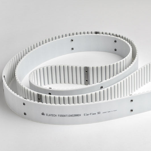 Toothed belt - EFT series - Elatech S.r.l. - slotted / polyurethane ...