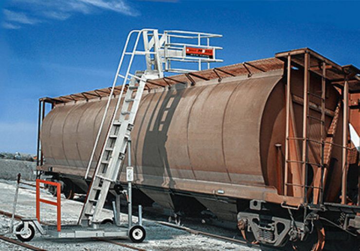 Loading platform - M3MAUI - Safe Rack - mobile / for railway vehicles