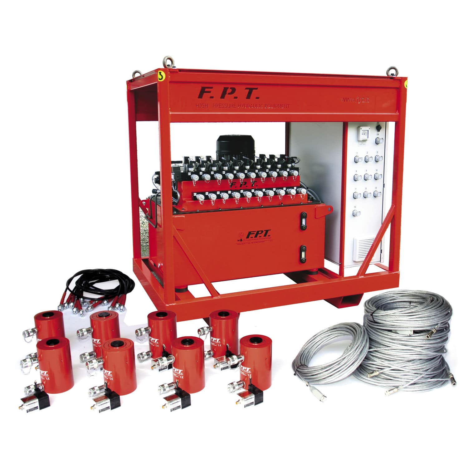 Synchronous lifting system - FPT SYNCHRO SYSTEM - FPT Fluid Power Technology - hydraulic / for ...