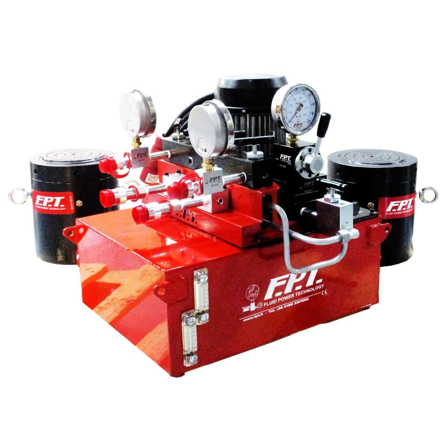 Electric motor hydraulic power unit - FPT series - FPT Fluid Power Technology - lifting / high ...