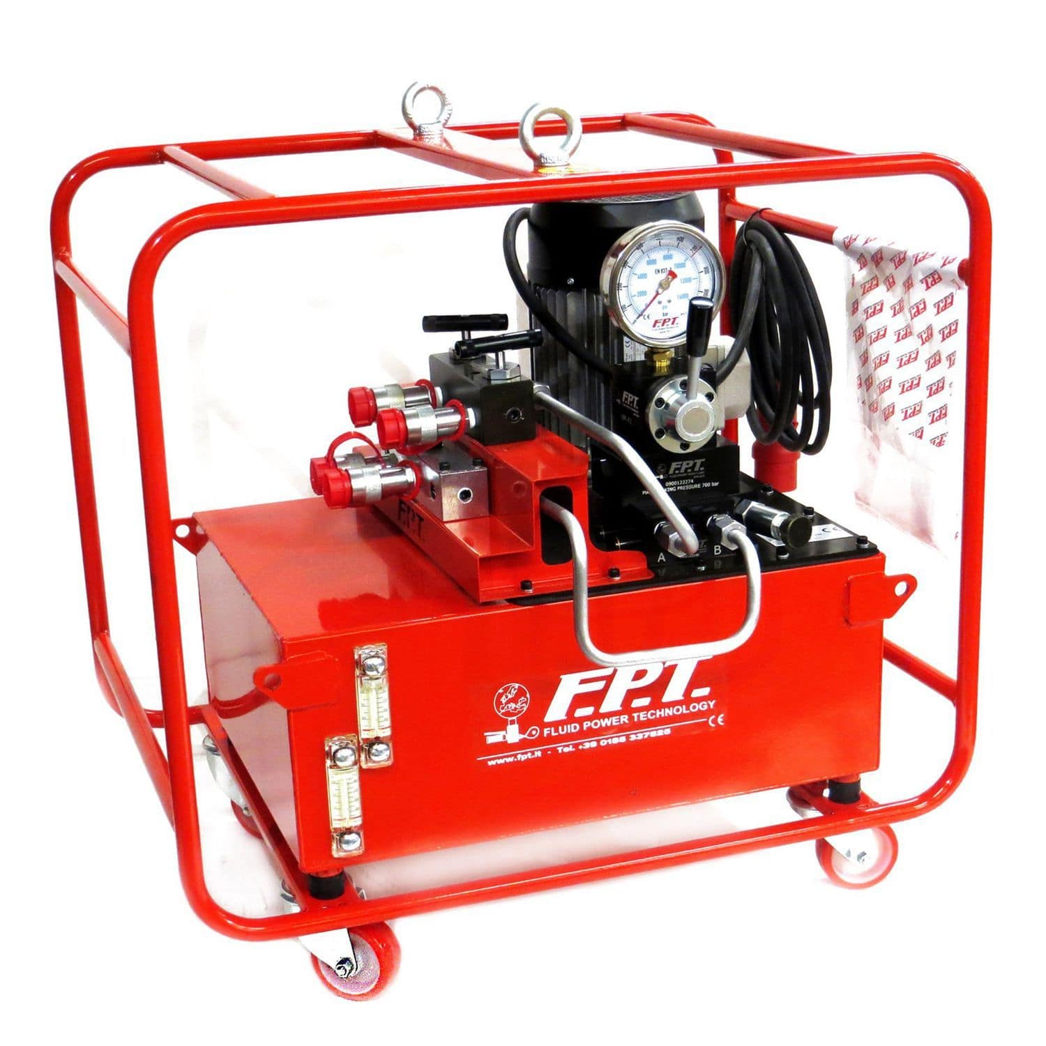 Portable hydraulic pump - FPT series - FPT Fluid Power Technology - electric / high-pressure ...