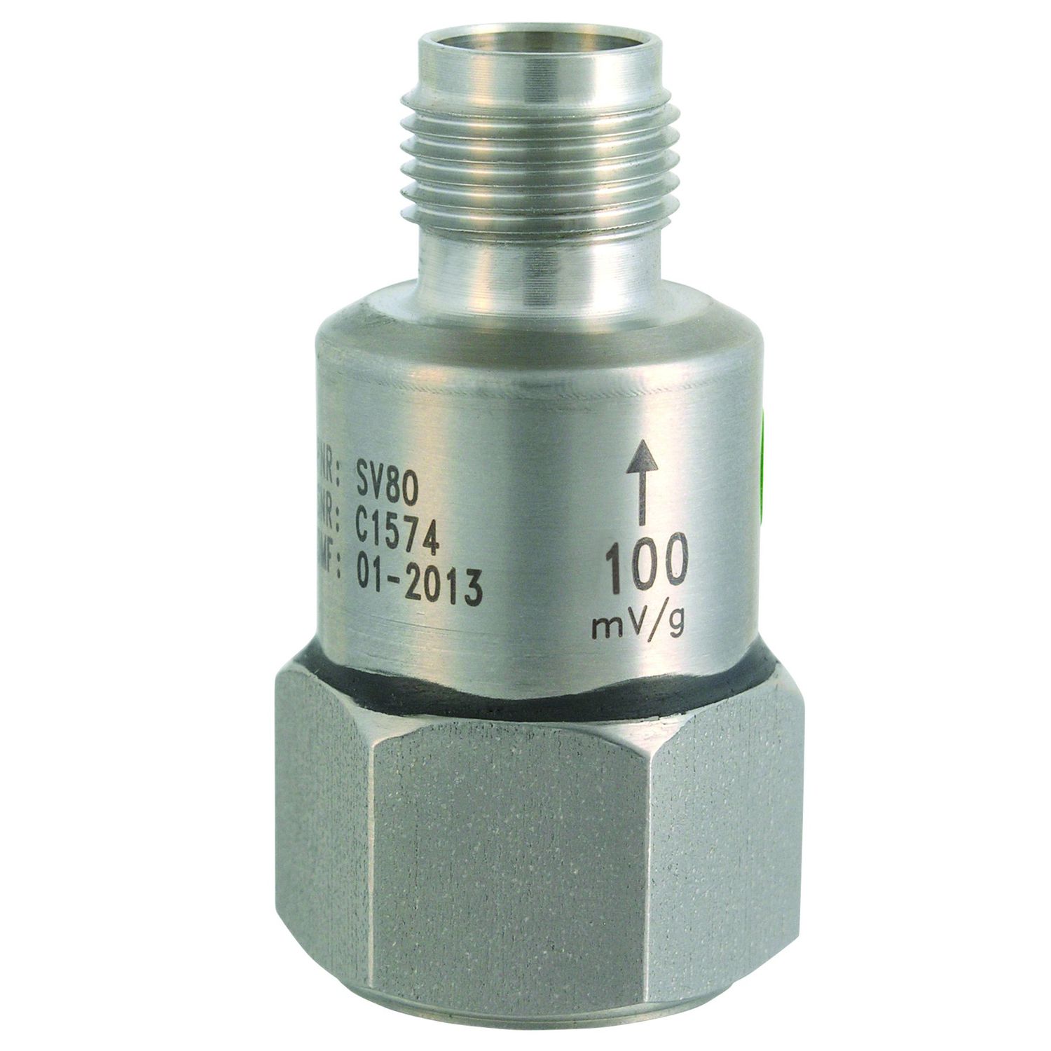 1-axis accelerometer - SV 80 - SVANTEK Sp. z o.o. - shear / rugged ...