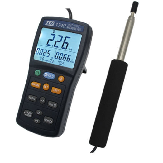 Hot-wire anemometer - TES-1340 - TES Electrical Electronic Corp ...