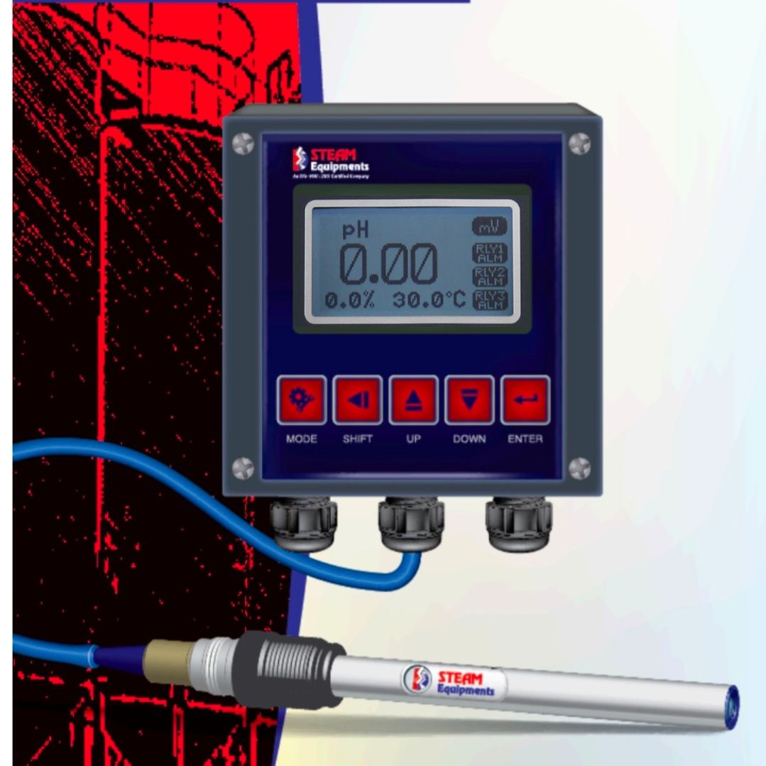 Digital display pH sensor - UVCON-pH/ORP - Steam Equipments