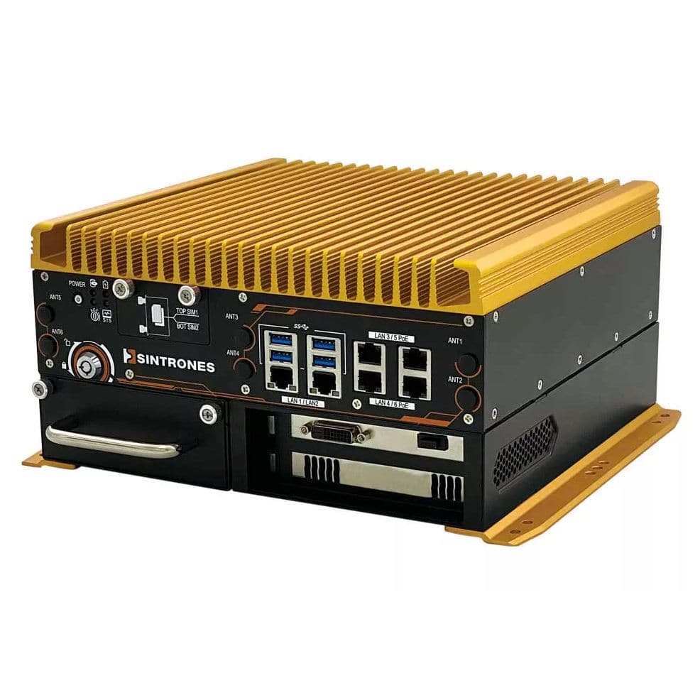 Edge AI computer - EBOX-7010 - SINTRON Technology - GPU / mobile / wall-mounted