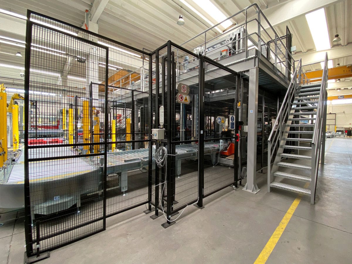 Wire mesh fence - H 2220 - Satech Safety Technology spa