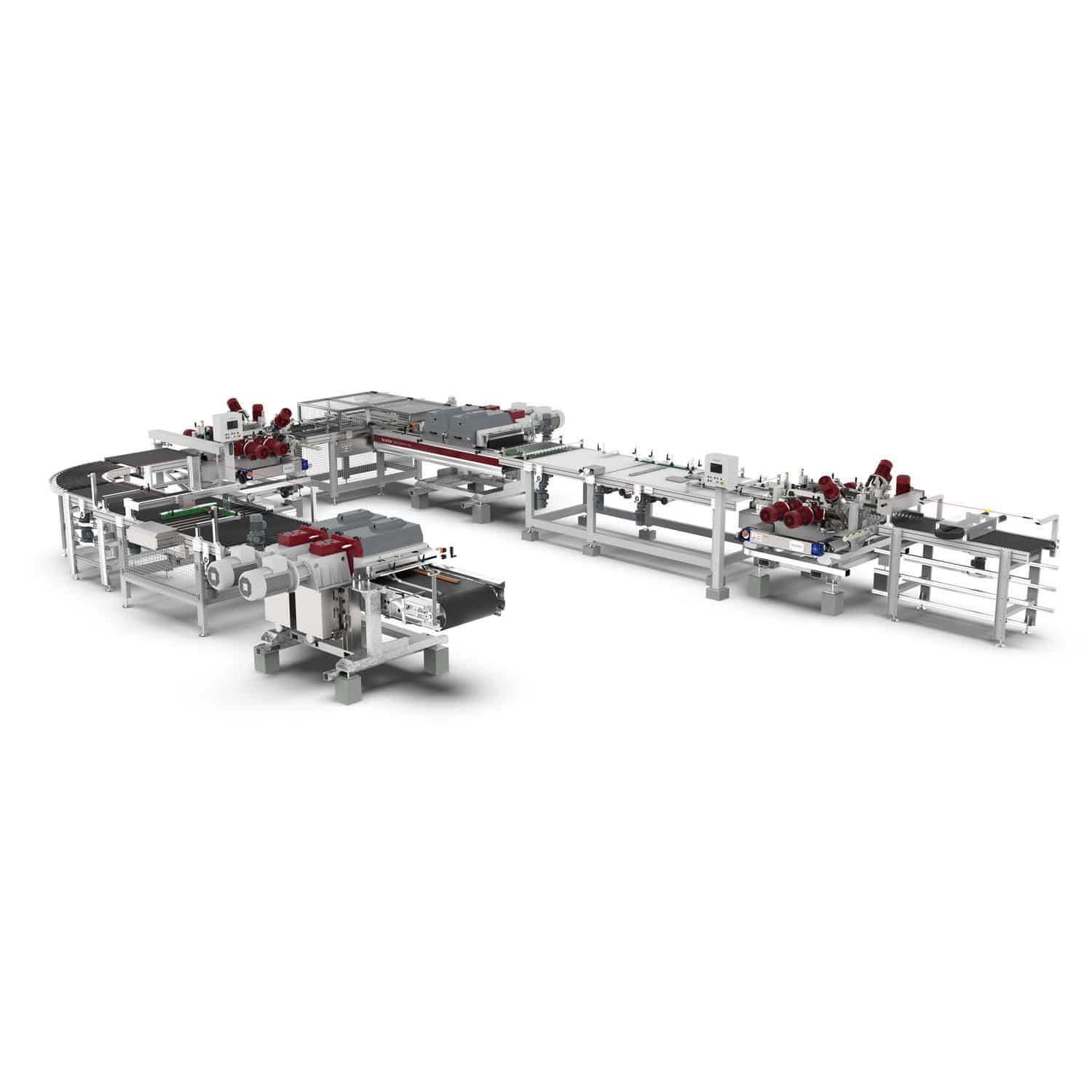 Composite stone production line - Sample Line - Breton SpA | Advanced ...