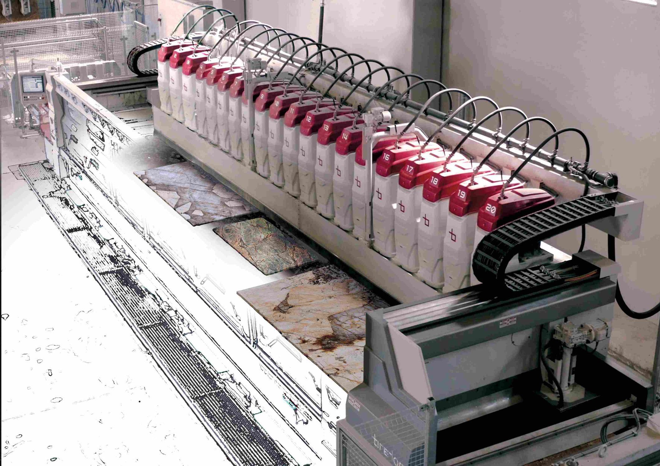 Granite polishing machine - Tetrix - Breton SpA | Advanced technologies ...