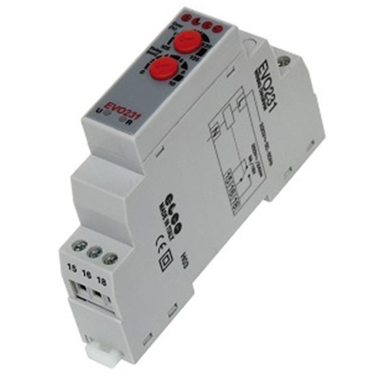 Over-voltage protection relay - EVO series - EL.CO. - DIN rail / time ...