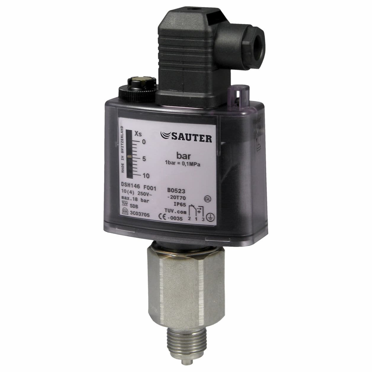Gas pressure limiter - DS series - Fr. Sauter AG - for steam / brass ...