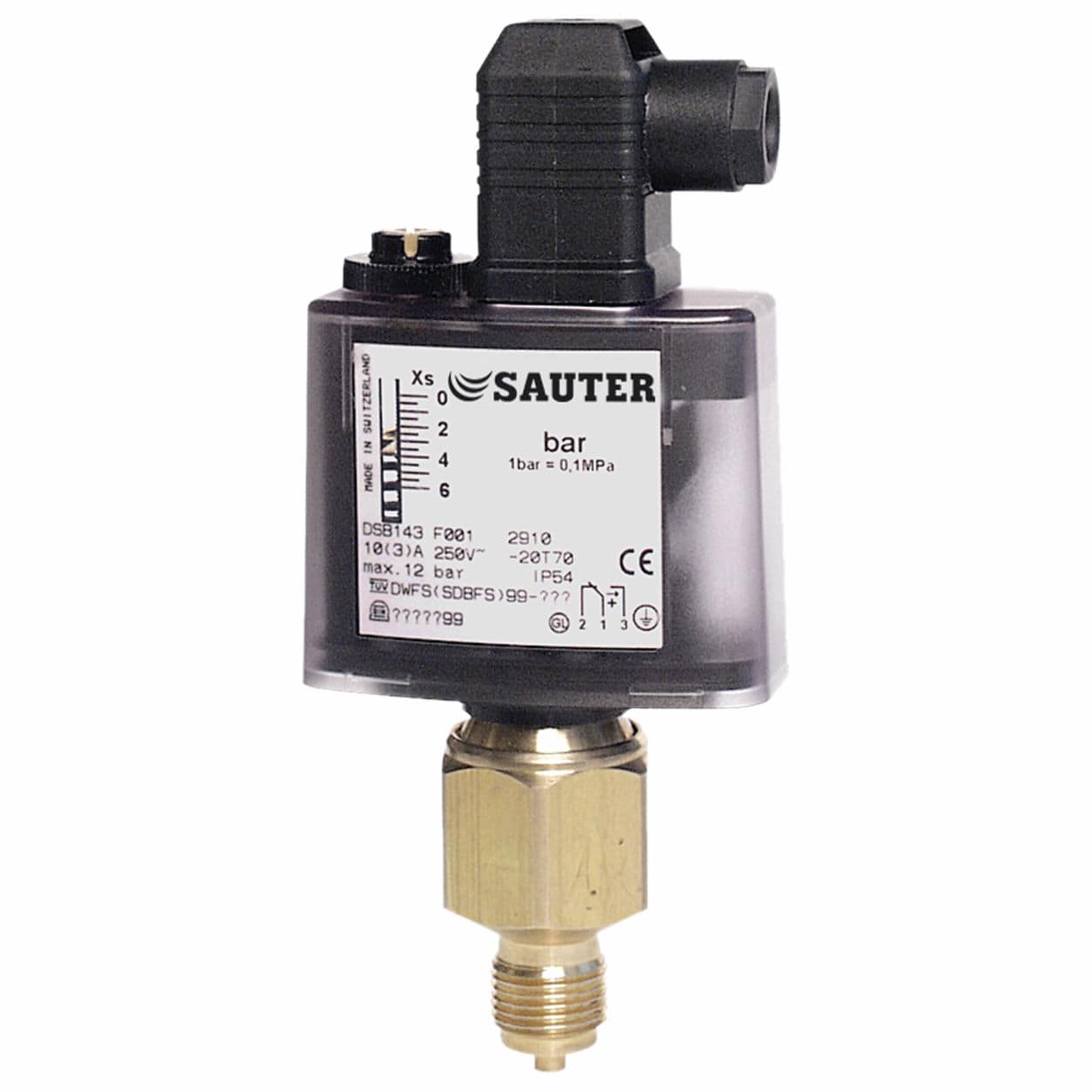 Liquid pressure switch - DS series - Fr. Sauter AG - for gas / for ...