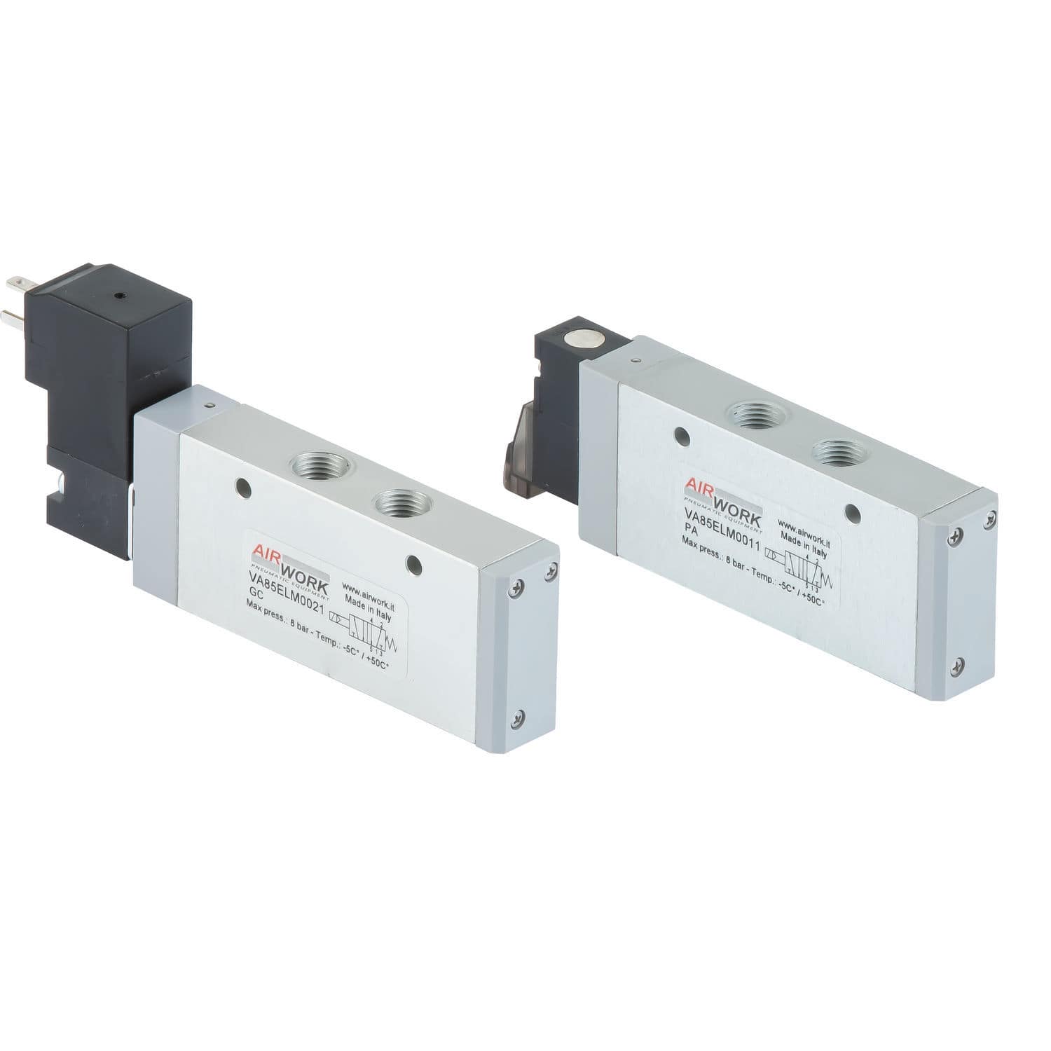 Spool pneumatic directional control valve - VA series - A&T Fluid ...