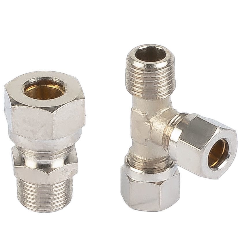 Compression fitting - D400 series - A&T Fluid solutions - pneumatic ...