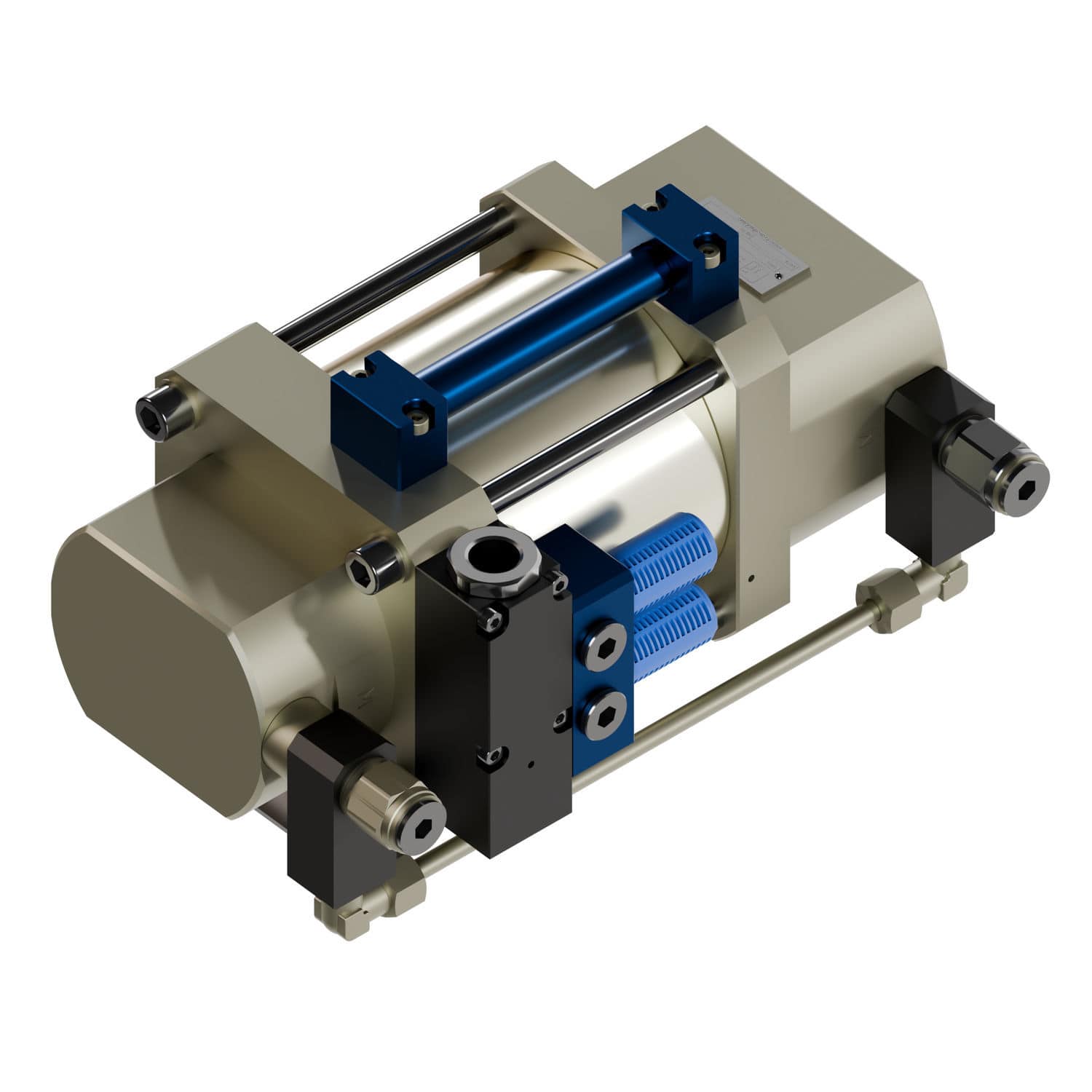 Air-driven hydraulic pump - HP series - A&T Fluid solutions - piston / steel / handling