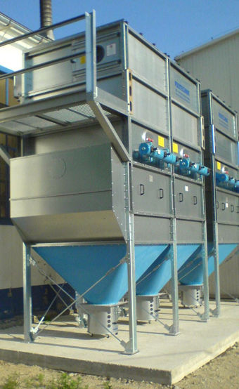 Cartridge dust collector - Höcker Polytechnik - pulse-jet backflow ...