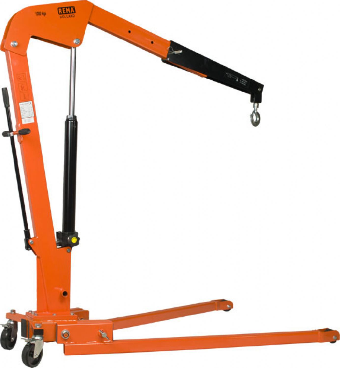 2 ton shop crane - GWK series - REMA Hollande B.V. - hydraulic / telescopic