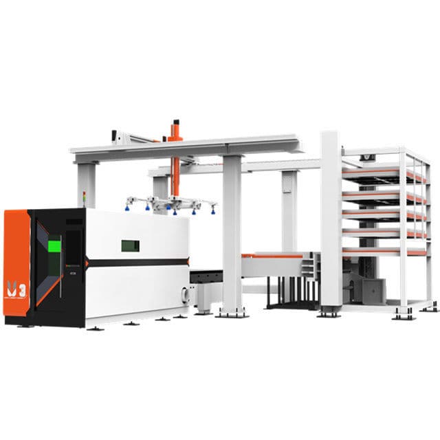 Fiber laser cutting machine - U3-Loader - Golden Laser Co., Ltd - for ...