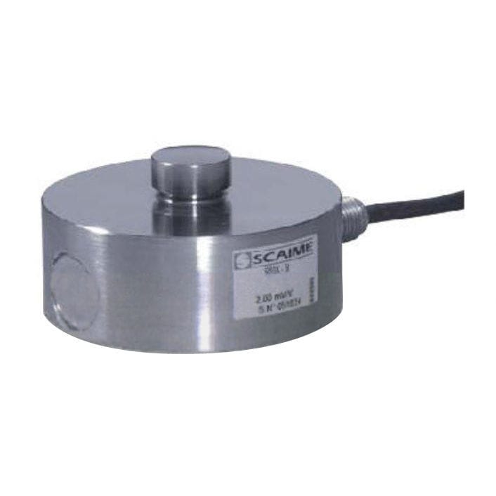 Compression load cell - R10X - SCAIME - button type / strain gauge ...