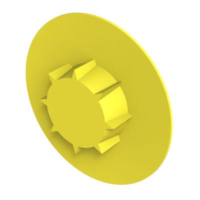 Round plug - DEF - ISC PLASTIC PARTS - male / low-density polyethylene ...