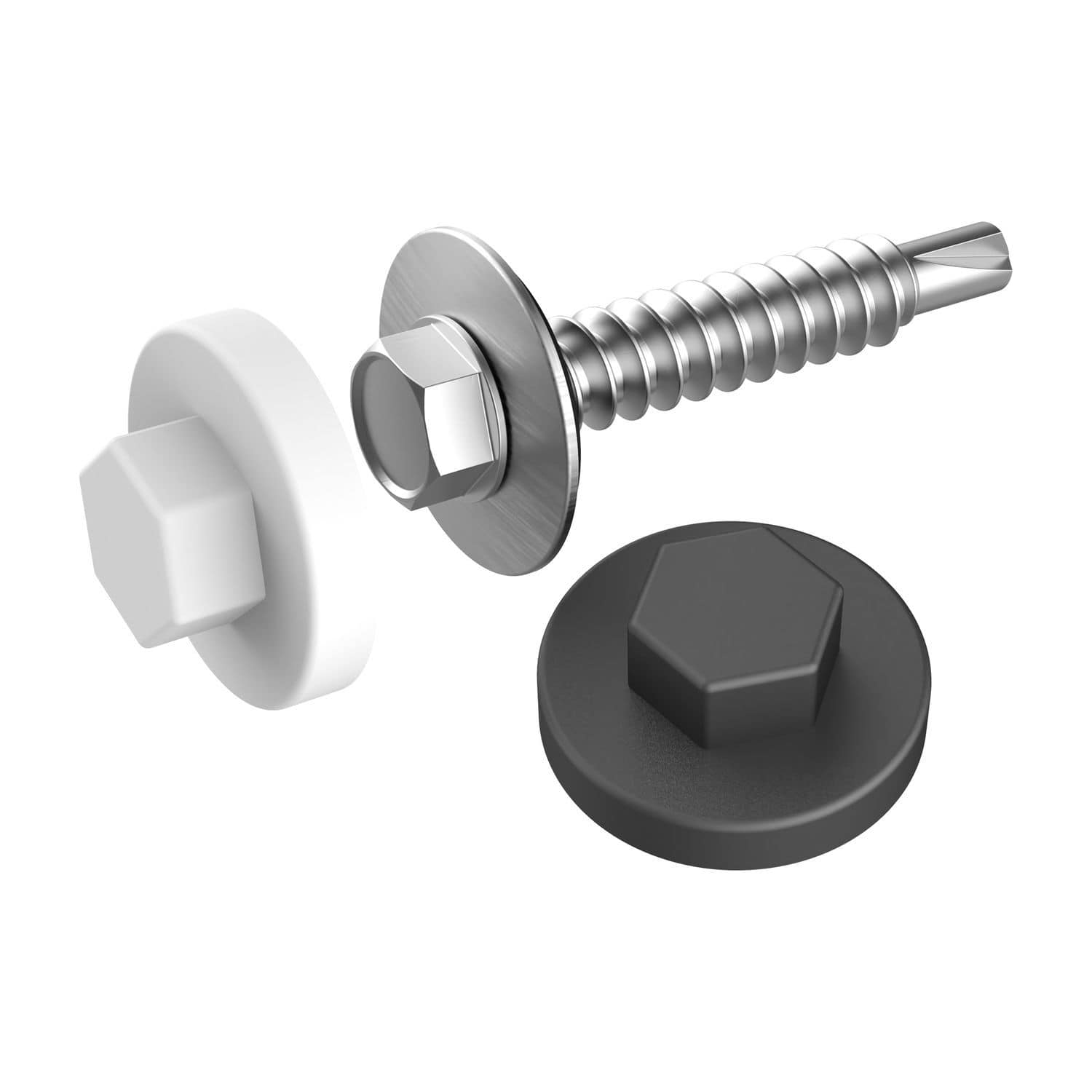 Cap with hexagonal head - CIP - ISC PLASTIC PARTS - neoprene®