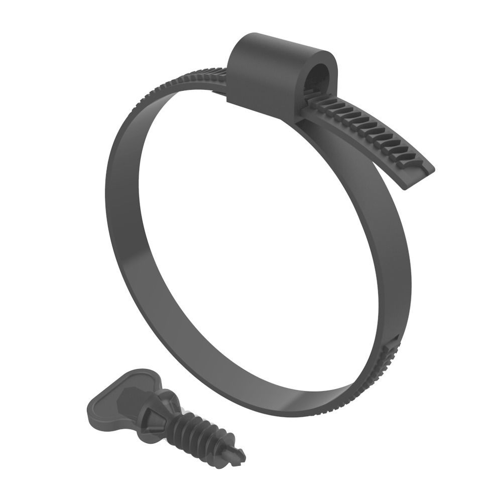 Plastic hose clamp - MAEC - ISC PLASTIC PARTS - screw