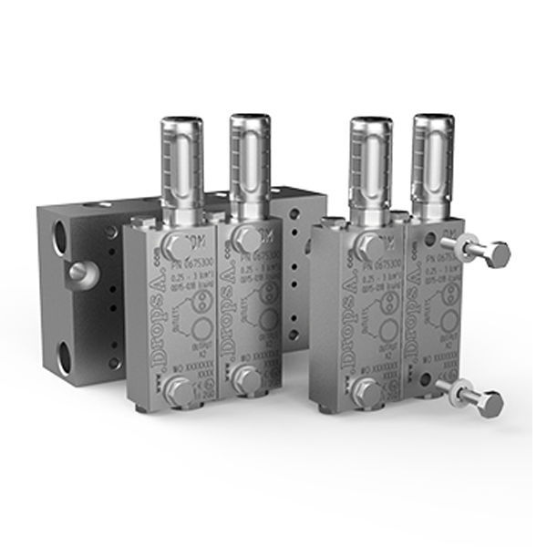 Metering valve - DM - Dropsa spa - monobloc / for lubrication systems ...