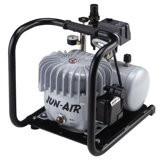 Piston compressor - 3-4 series - JUN-AIR - air / electrically-powered ...