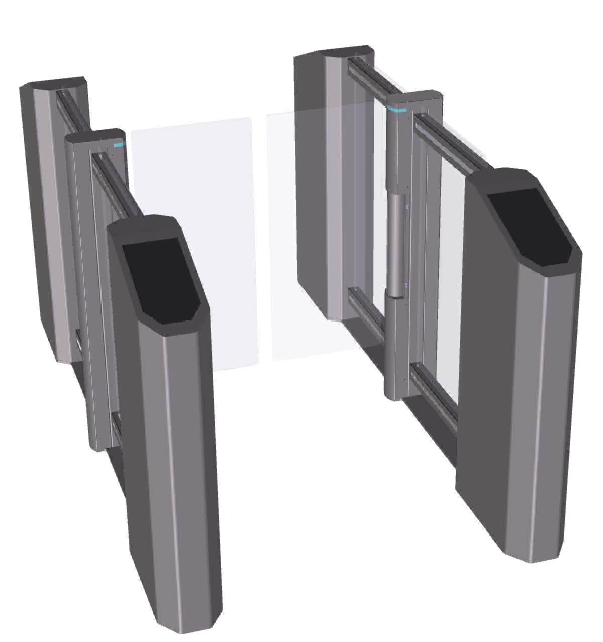 Automatic speed gate - PASO-Evo type SL - OLLAGNIER SCA - glass / for ...