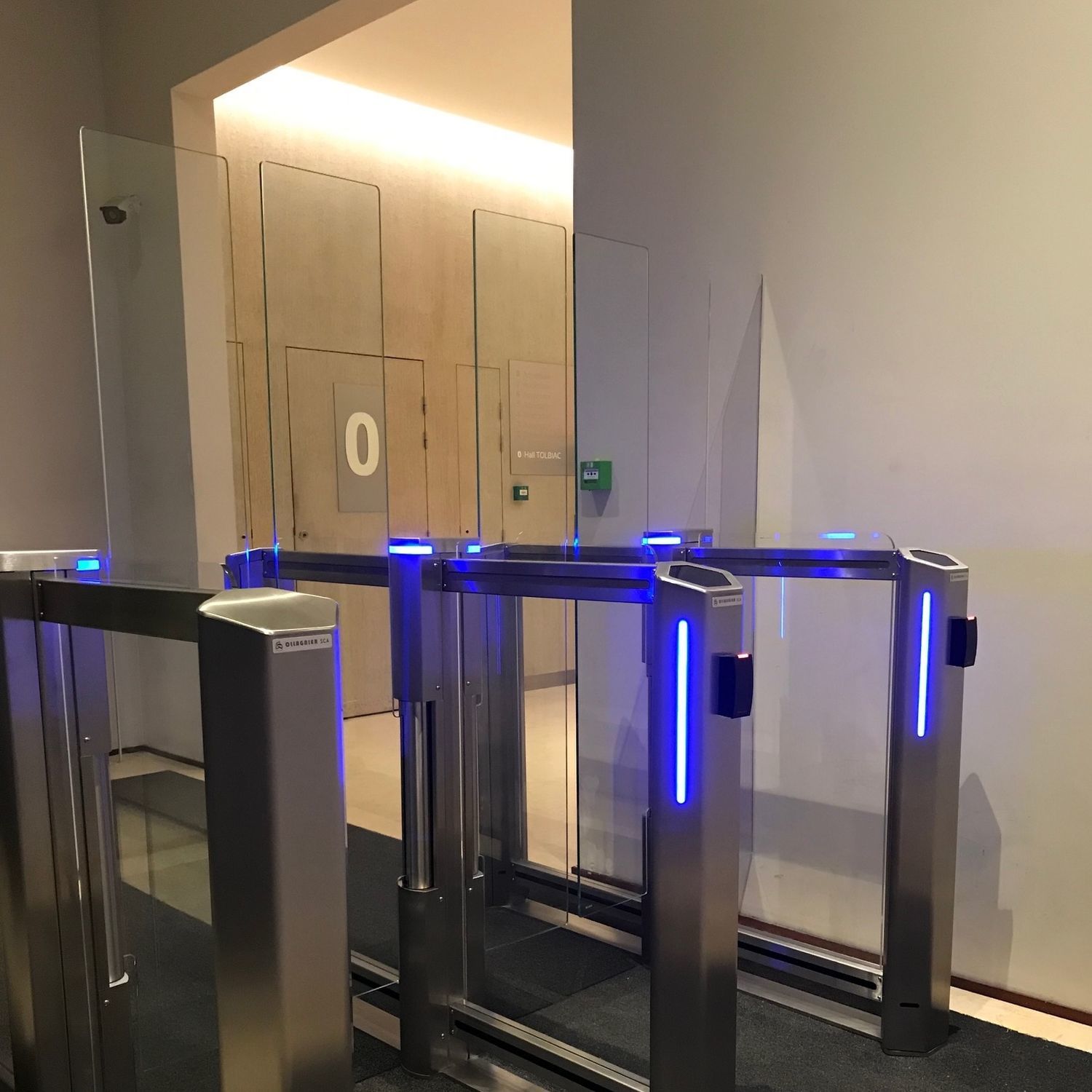 Automatic speed gate - PASO-Evo type SL - OLLAGNIER SCA - glass / for ...